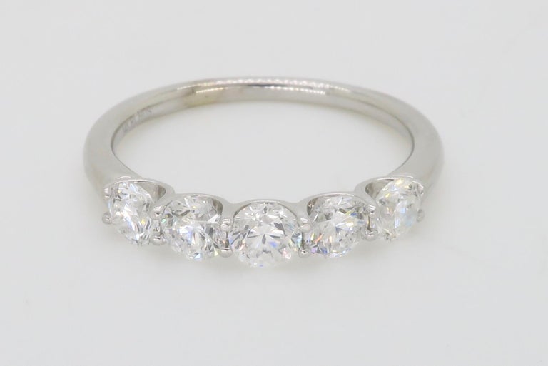 Five Stone Diamond Ring For Sale at 1stDibs