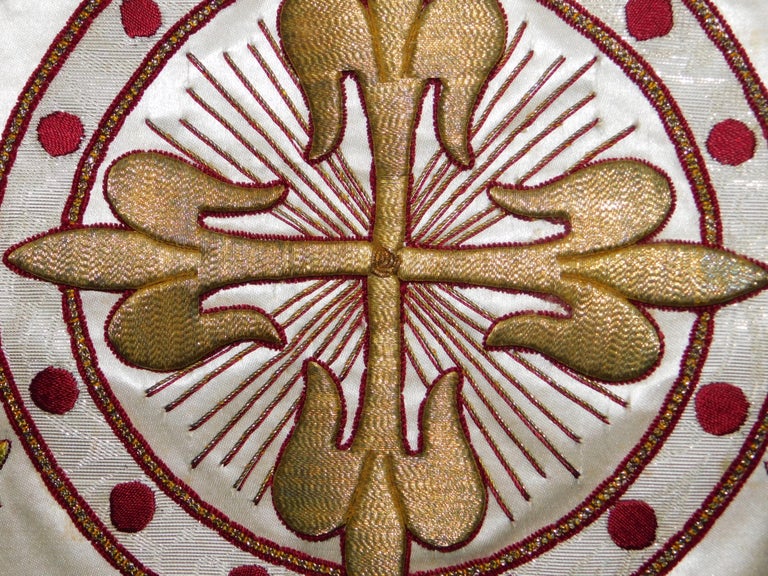 Five Vintage Damask and Embroidered Chalice Veil Catholic Alter ...