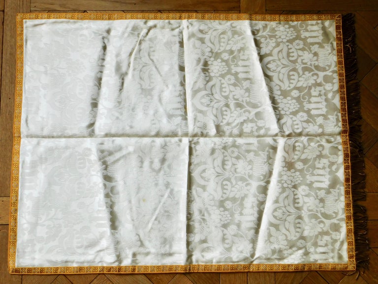 Five Vintage Damask and Embroidered Chalice Veil Catholic Alter ...