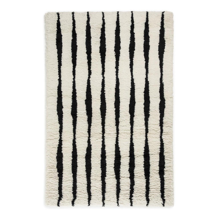 Fjord, Wool Shaggy Berber Rug in Scandinavian Design For Sale at ...