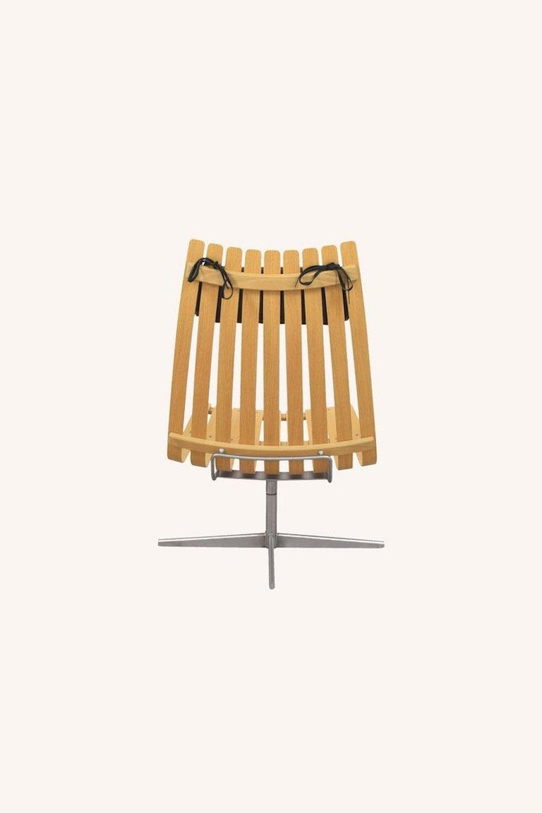 Fjordfiesta Scandia Senior Easy Swivel Chair by Hans Brattrud at 1stDibs