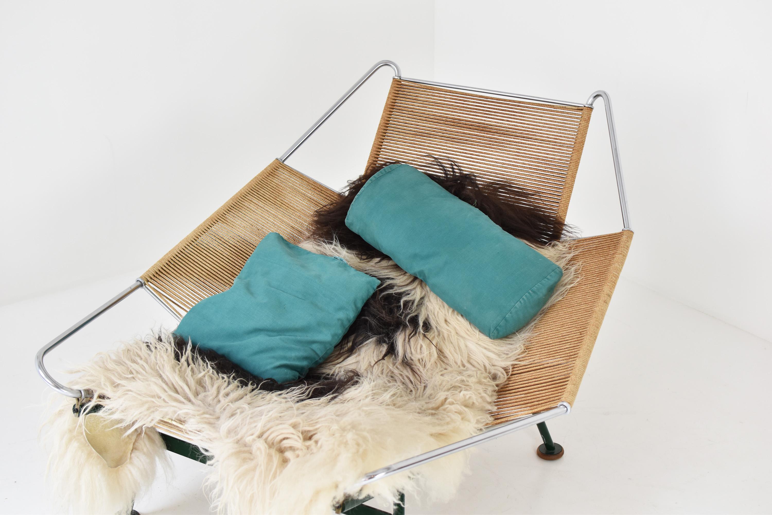 Flag Halyard GE225 Easy Chair by Hans J. Wegner for GETAMA, Denmark ...