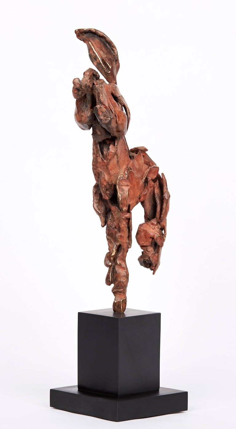 "Flame" Bronze Horse Sculpture For Sale at 1stDibs