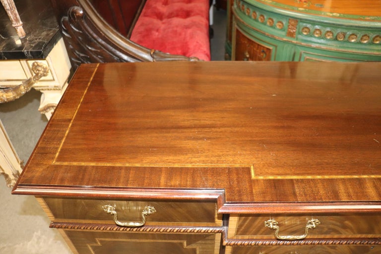 Flame Mahogany Councill Craftsman Chippendale Style Sideboard Buffet ...