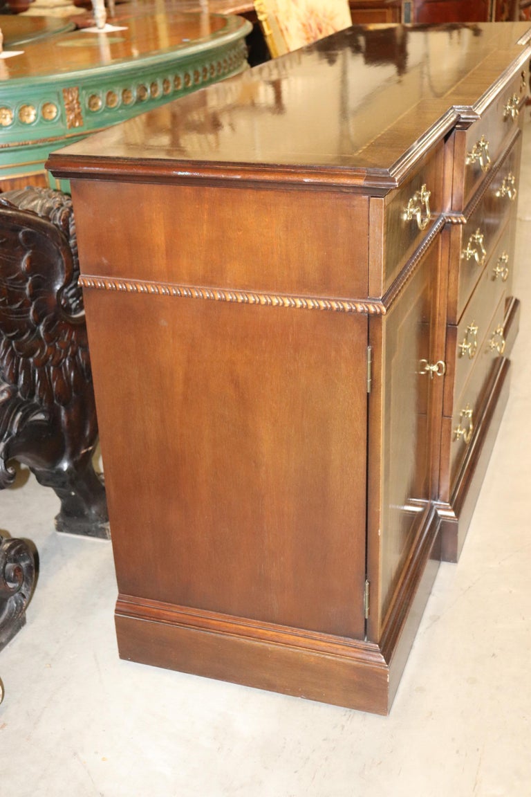 Flame Mahogany Councill Craftsman Chippendale Style Sideboard Buffet ...
