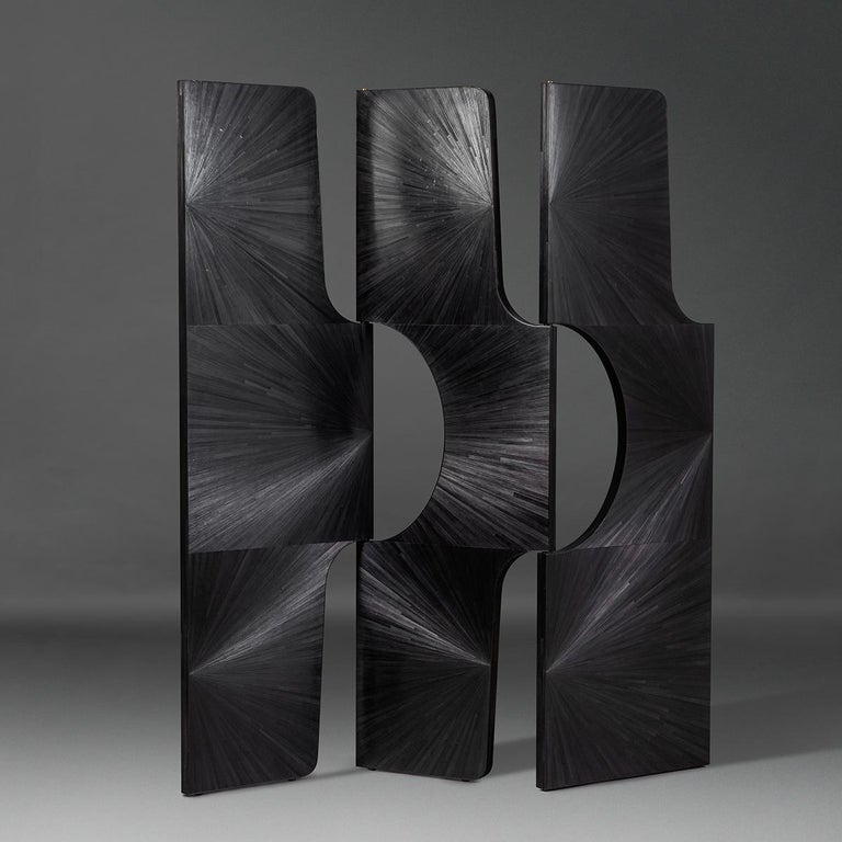 Flamengo Ebony Straw Screen Alexander Lamont For Sale at 1stDibs