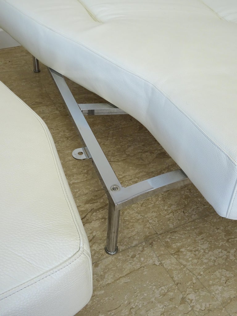 "FLAP" Model Sofa by Edra in White Leather, Designer Francesco Binfarè ...