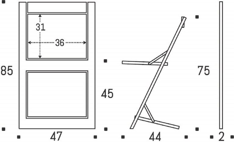 Fläpps Folding Chair, White For Sale at 1stDibs