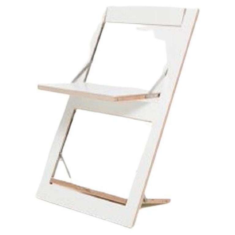 Fläpps Folding Chair, White For Sale at 1stDibs