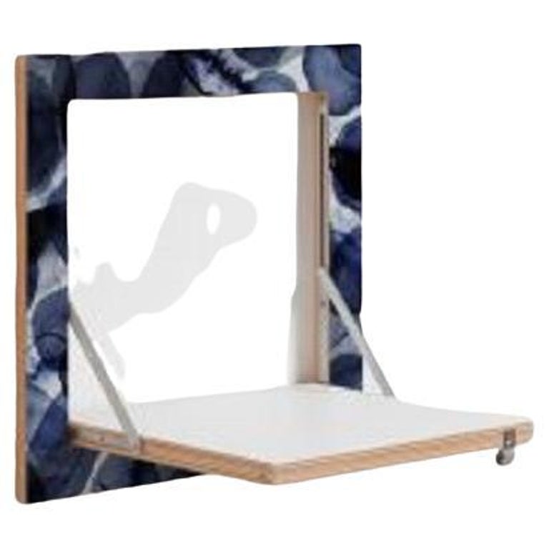 Fläpps Shelf 40x40-1 Bubbles Indigo by Pattern Studio For Sale at 1stDibs