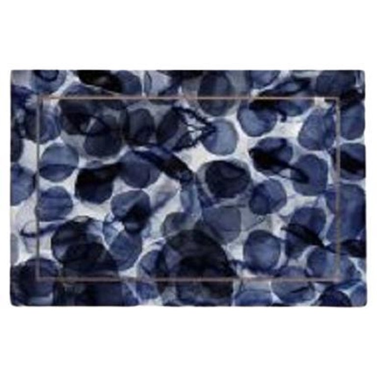 Fläpps Shelf 60x40-1 - Bubbles Indigo by Pattern Studio For Sale at 1stDibs