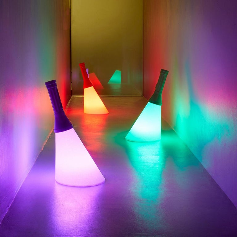 Flash, Purple Cordless Lamp with LED, Designed by Studio Job For Sale ...