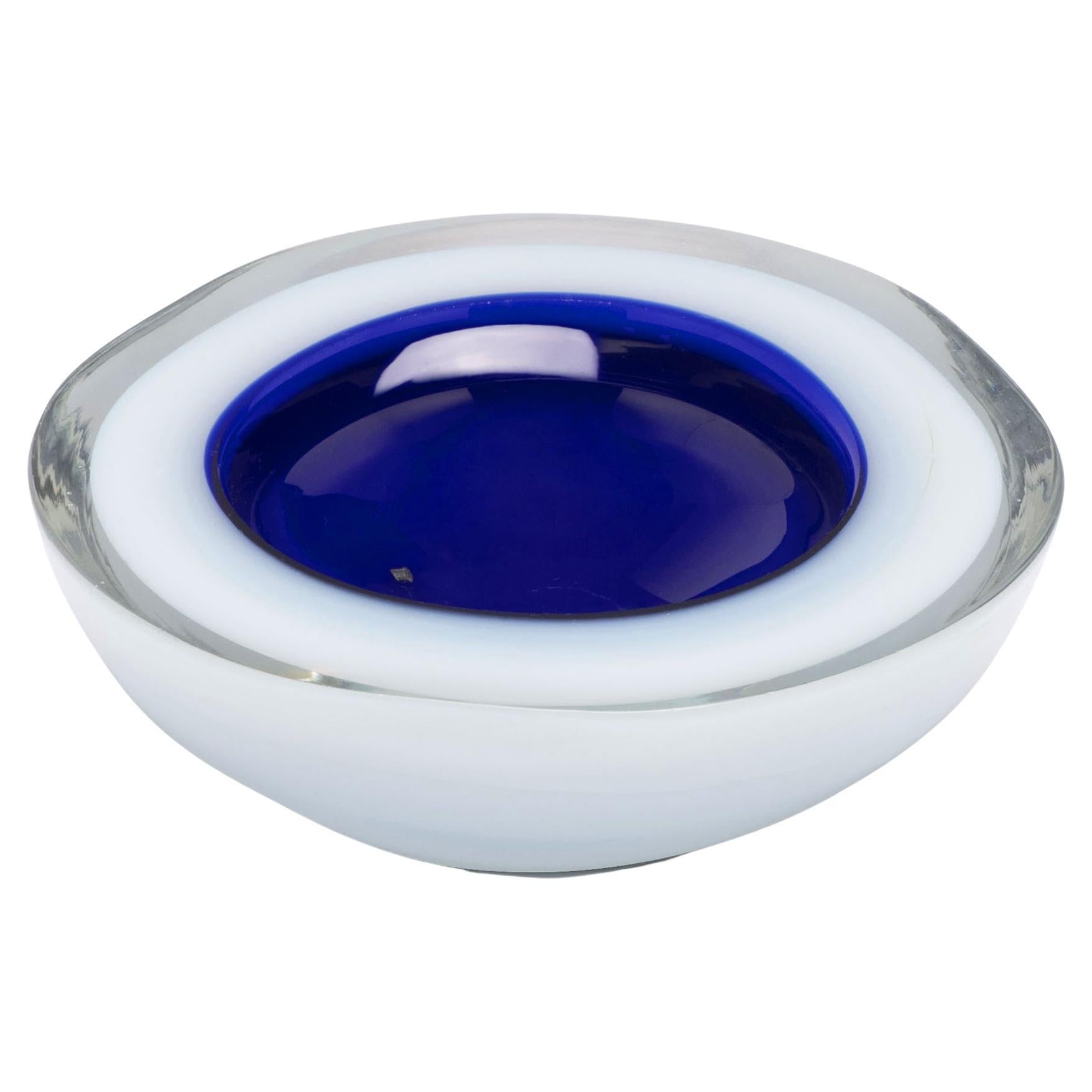Michael Andersen Soft Pleated White Vide-Poche Bowl, 1960s For Sale at ...