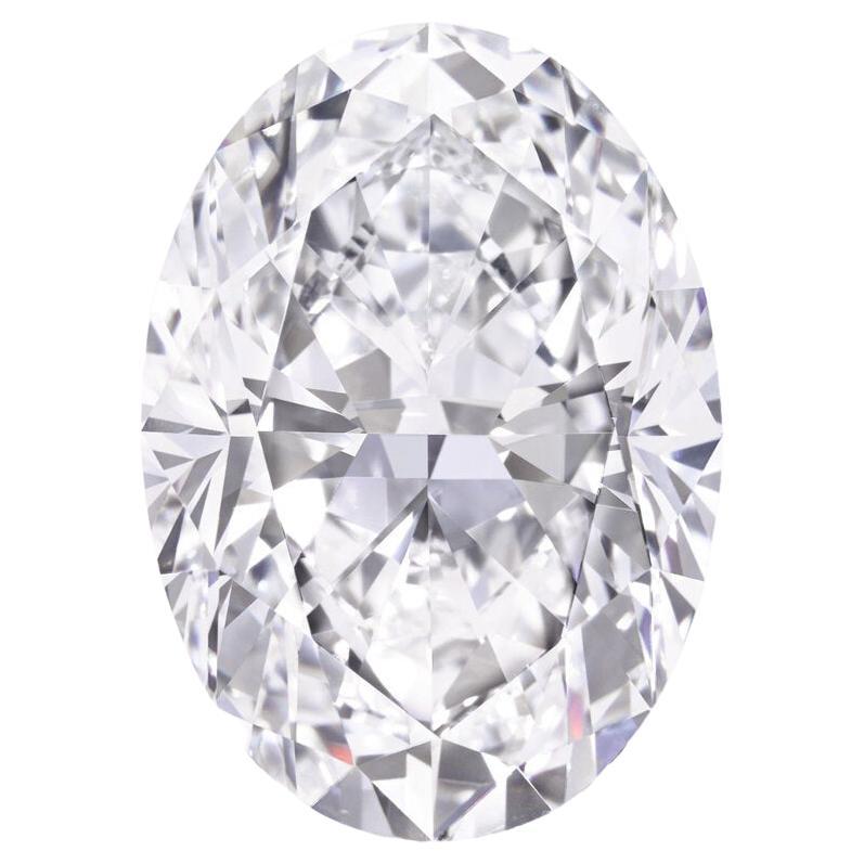 GIA Certified 10.24 Carat Flawless E Color Oval Diamond For Sale at ...