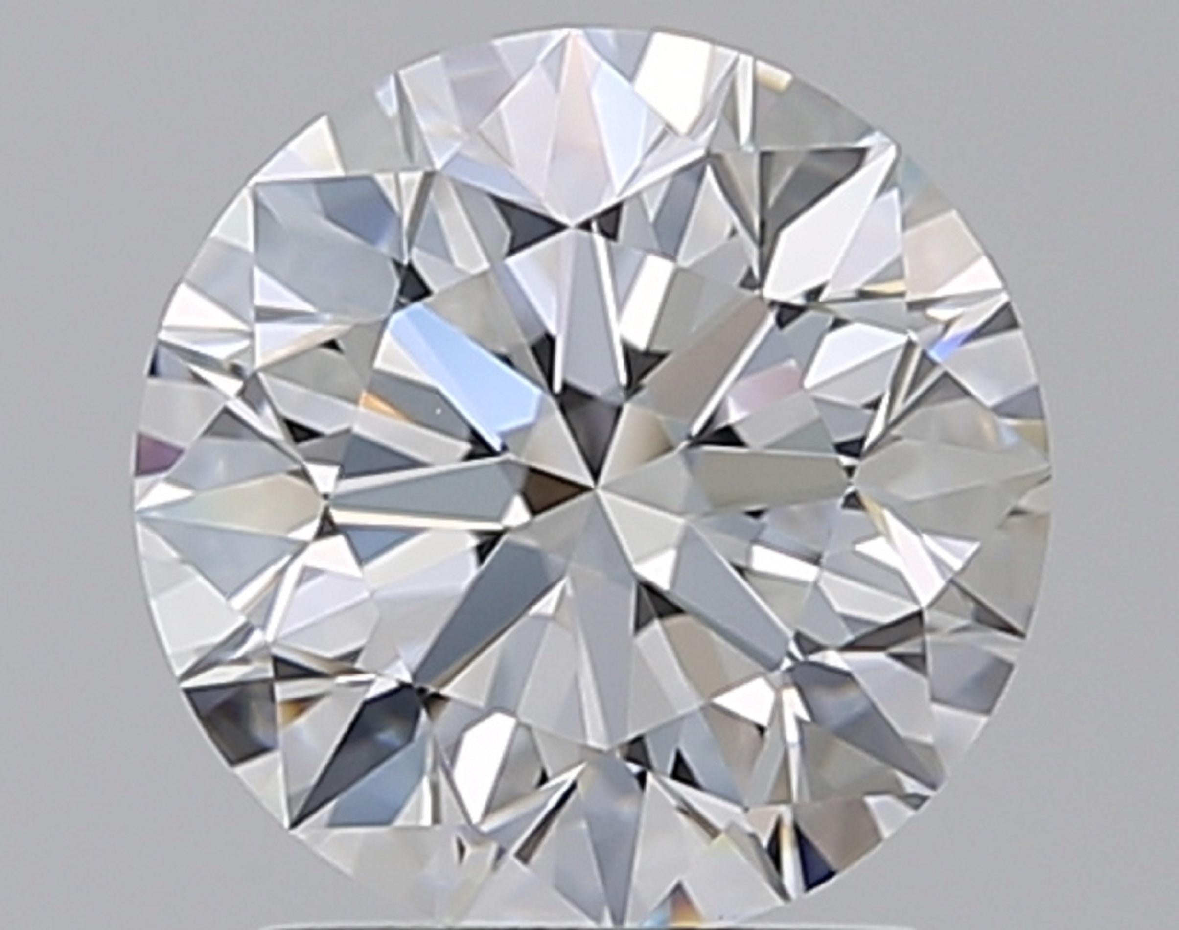 Flawless GIA Certified 13 Carat Round Brilliant Cut Diamond Ring For ...