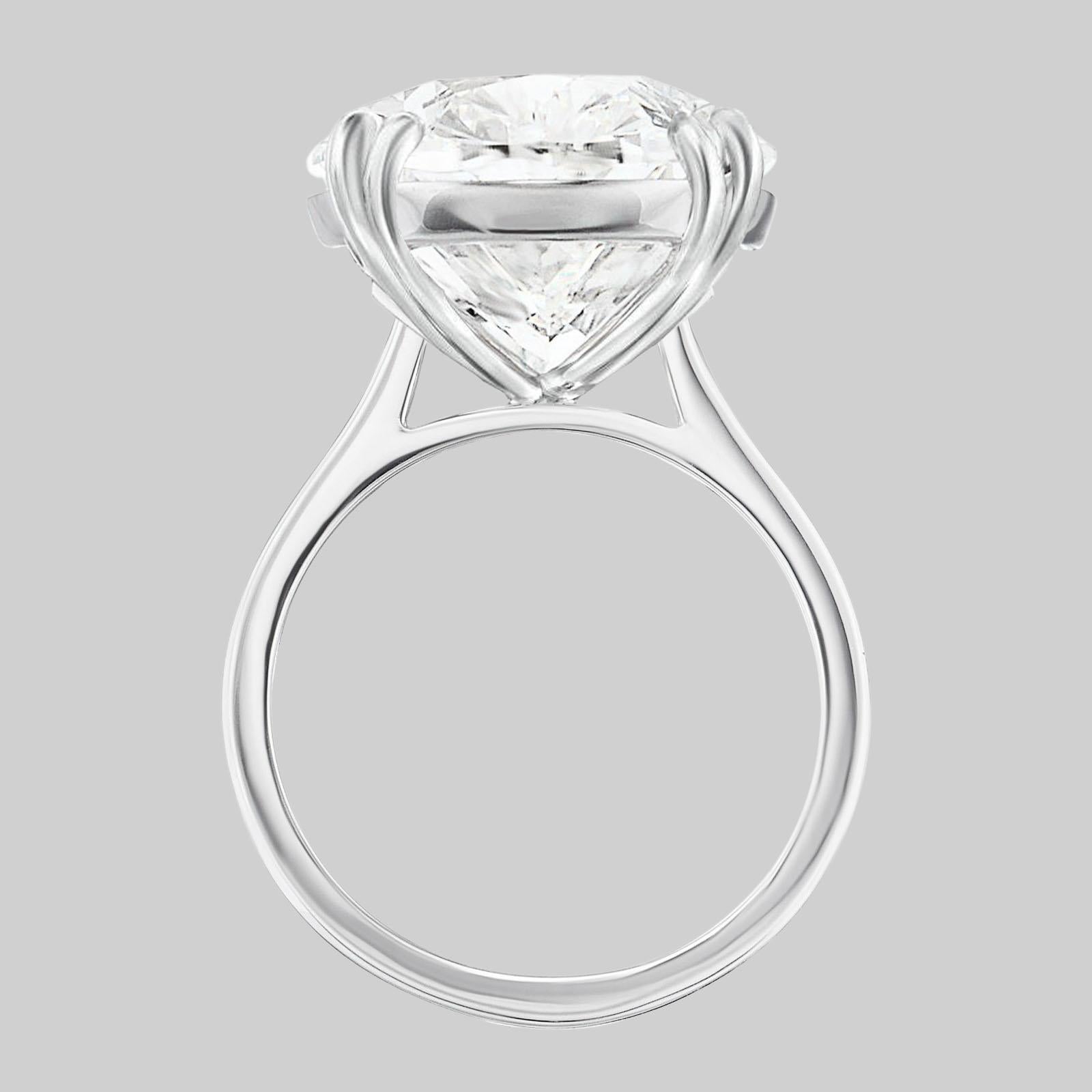 GIA Certified 30 Carat Oval Diamond Platinum Ring For Sale at 1stDibs ...