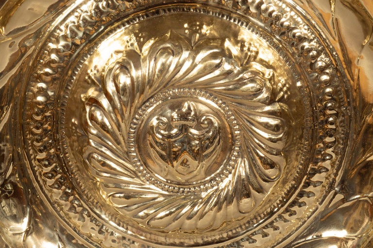 Flemish Brass Alms Plate For Sale at 1stDibs