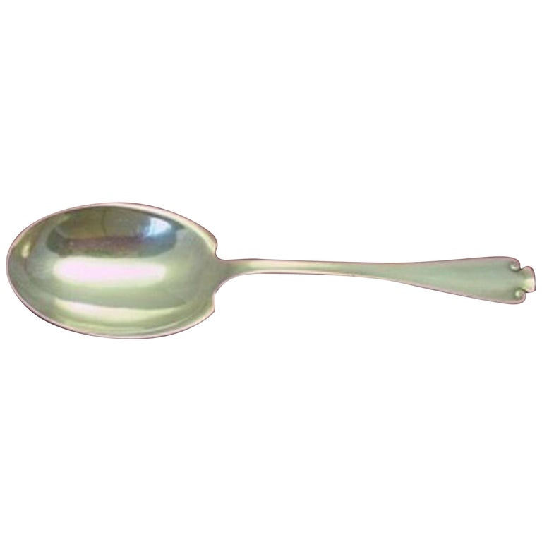 Flemish by Tiffany and Co Sterling Silver Berry Spoon Antique Flatware ...