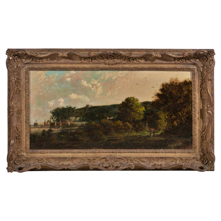 Flemish Landscape 19th Century Signed at 1stDibs