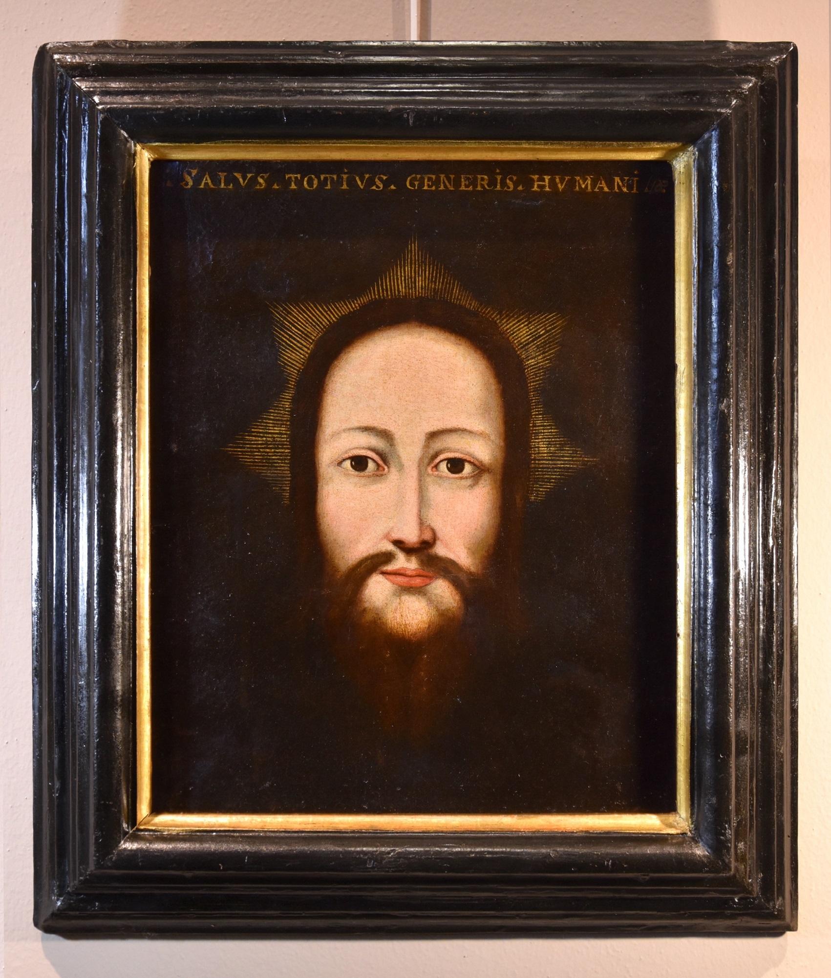 Christ Salvator Mundi Flemish School Paint 16th Century Oil on canvas Leonardo For Sale at 1stDibs