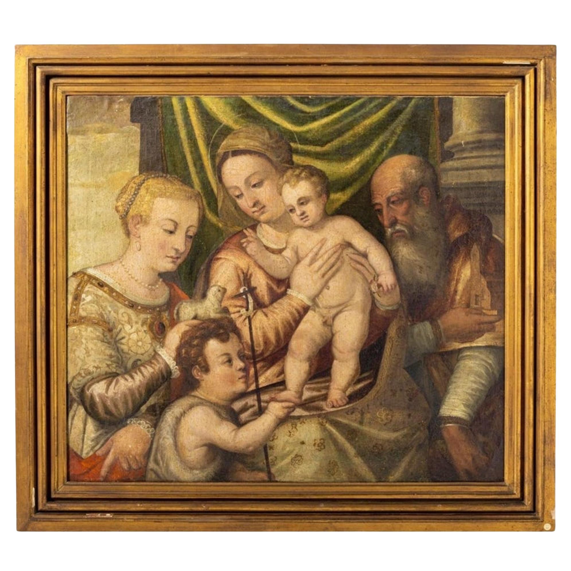 Italienische Schule des 17. Jahrhunderts „Saint Joseph und das Kind“ im Angebot bei 1stDibs