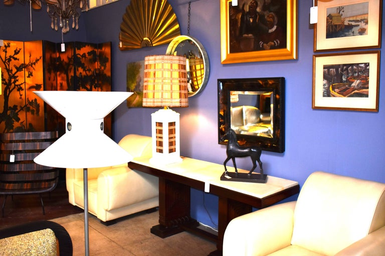 Flemish Style Horn Mirror at 1stDibs