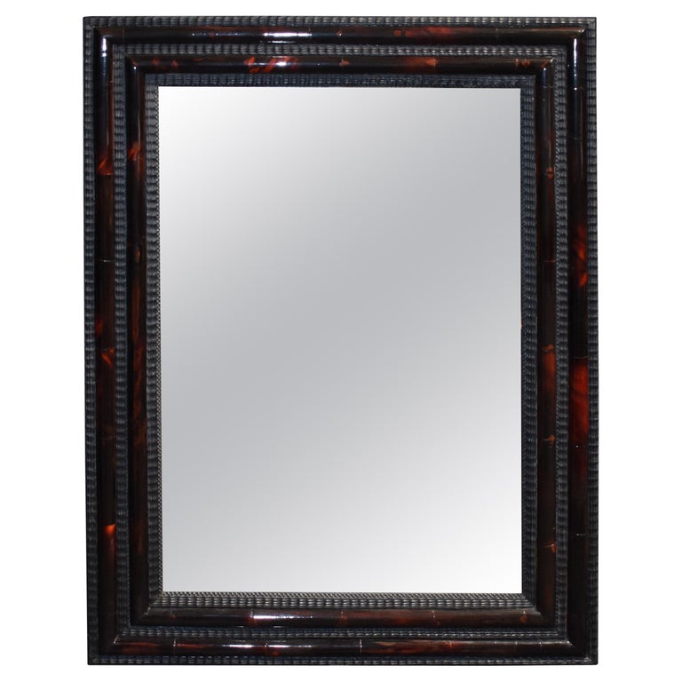 Flemish Style Horn Mirror For Sale at 1stDibs