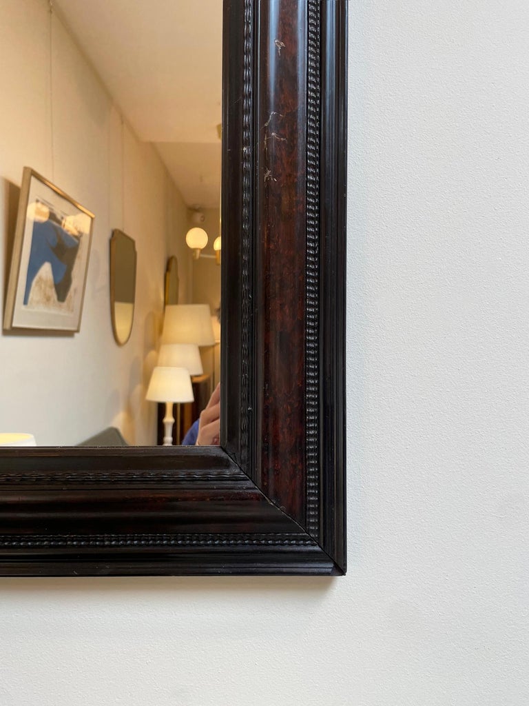 Flemish Style Ripple Frame Mirror at 1stDibs
