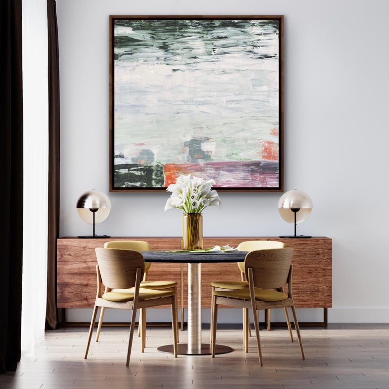 Fleur Park - Autumn Sunrise, Gerhard Richter Style Painting, Abstract ...