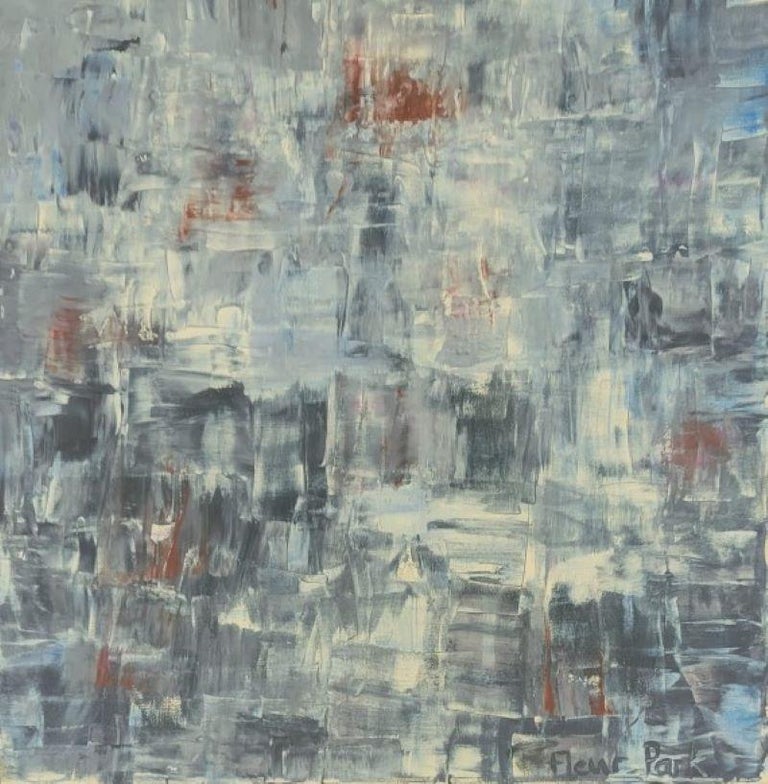 Fleur Park - Dusk 2, original abstract painting, landscape ...