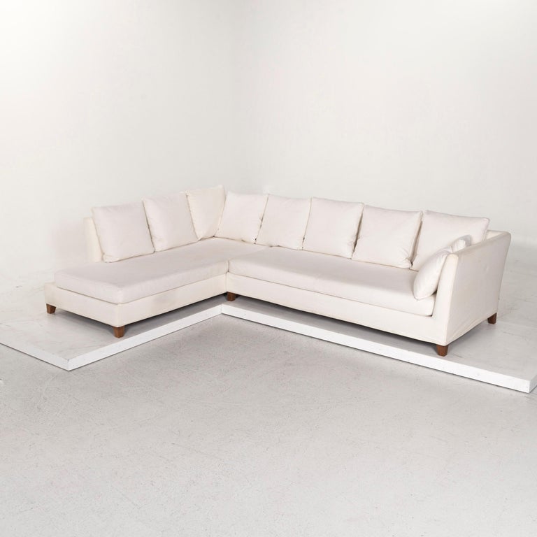 Flexform Fabric Corner Sofa Cream Sofa Couch For Sale at 1stDibs ...