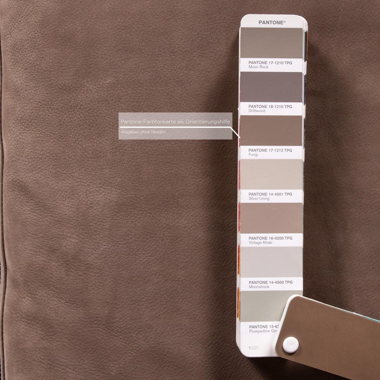 Flexform Peter Leather Armchair Brown Chair Antonio Citterio For Sale ...