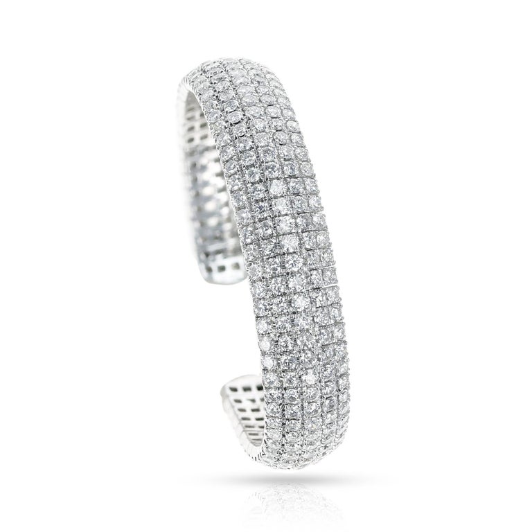 Flexible Diamond Bangle, 18k For Sale at 1stDibs