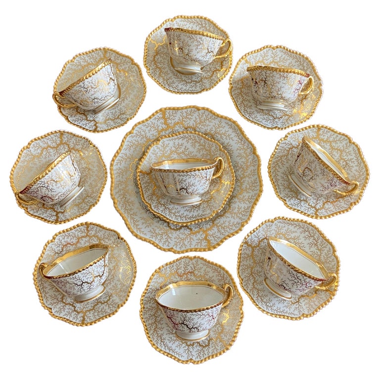 Flight Barr and Barr Worcester Porcelain Part Tea Set C.1820-1825 For ...