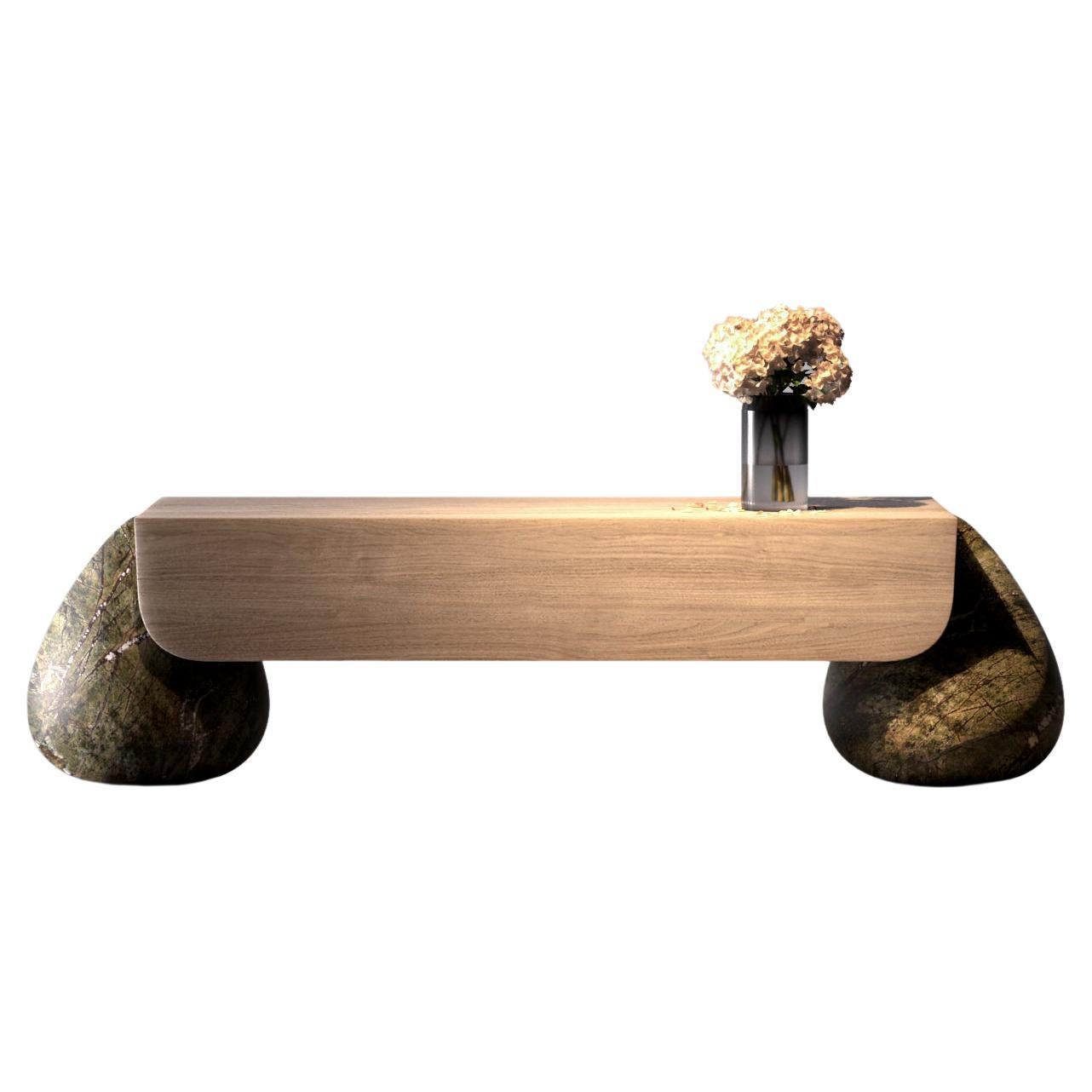 Plaza Bench with Shelf by Paolo Salvadè by MGM Marmi and Graniti For ...