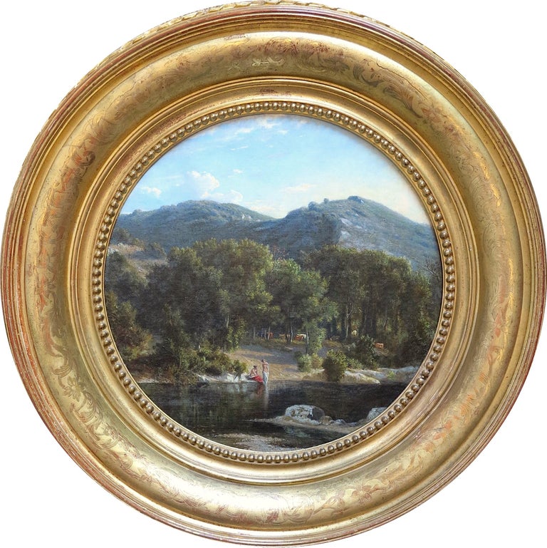 Félix Hippolyte LANOÜE - The bath of the nymphs For Sale at 1stDibs