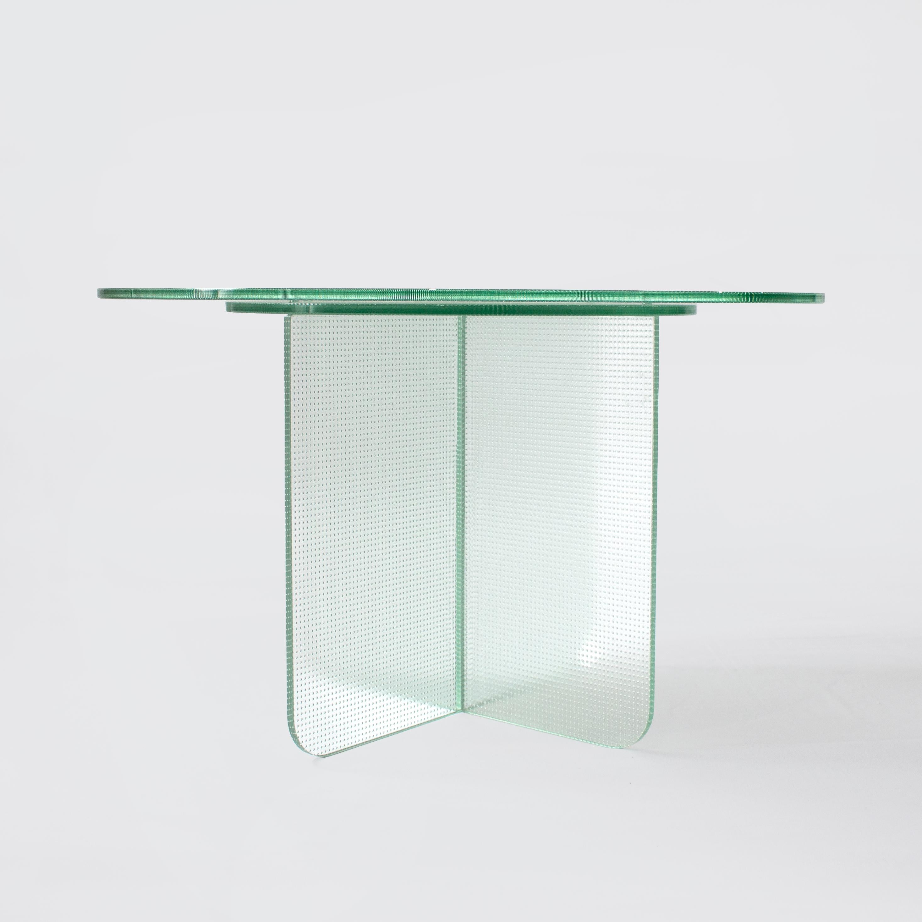 Float Coffee Table in Toughened Textured Glass by Dean Norton For Sale at 1stDibs