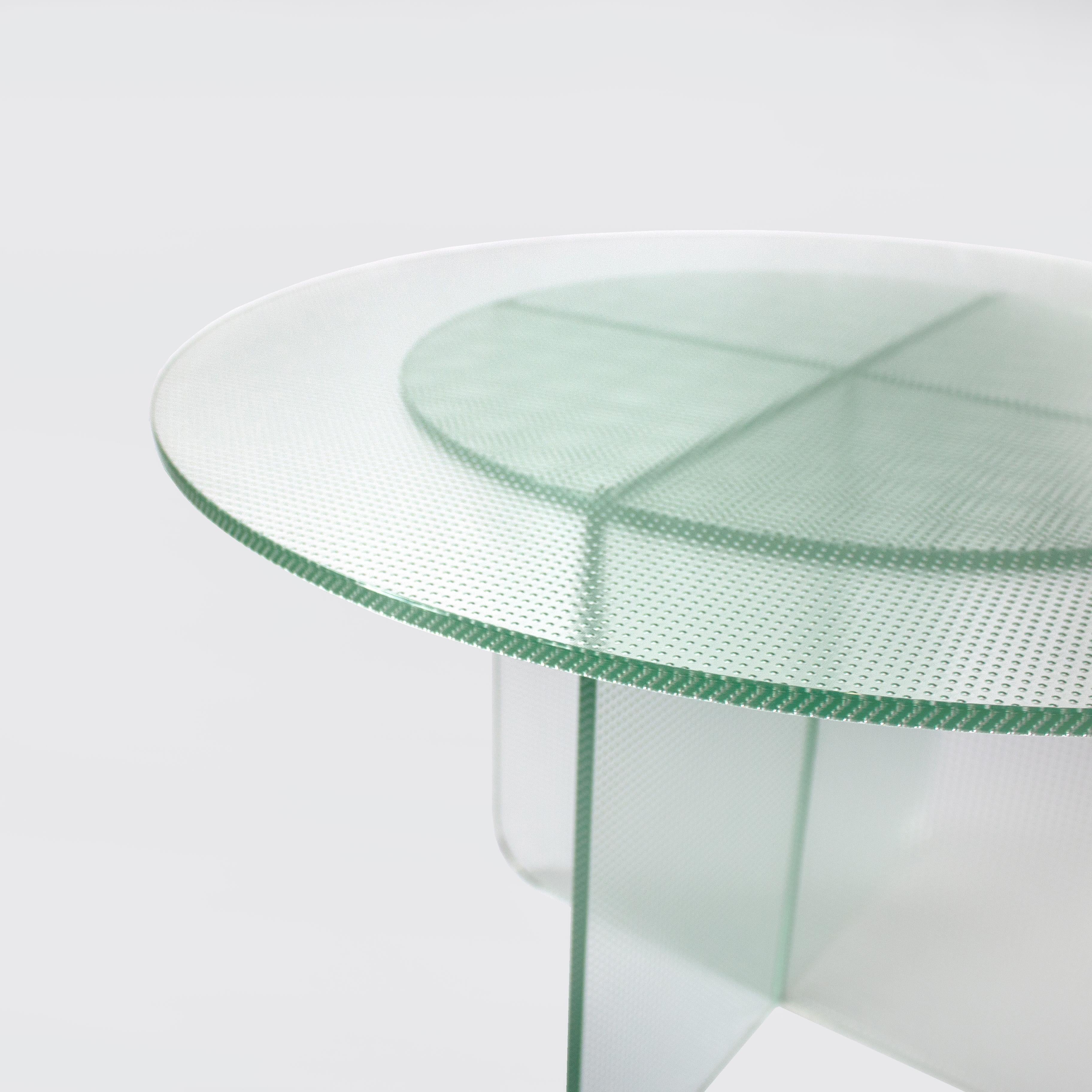 Float Coffee Table in Toughened Textured Glass by Dean Norton For Sale at 1stDibs