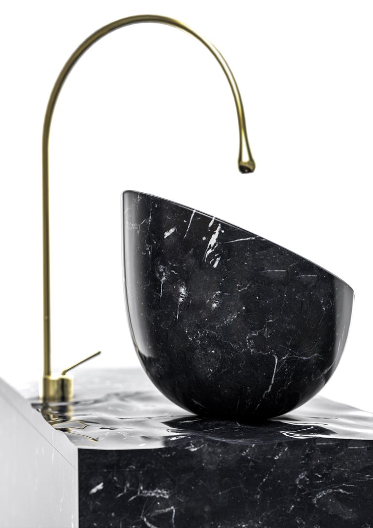 Float Washbasin and Cabinet by Marmi Serafini For Sale at 1stDibs