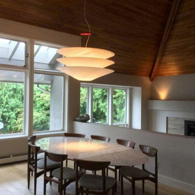 'Floatation' Japanese Paper Suspension Lamp for Ingo Maurer For Sale at ...