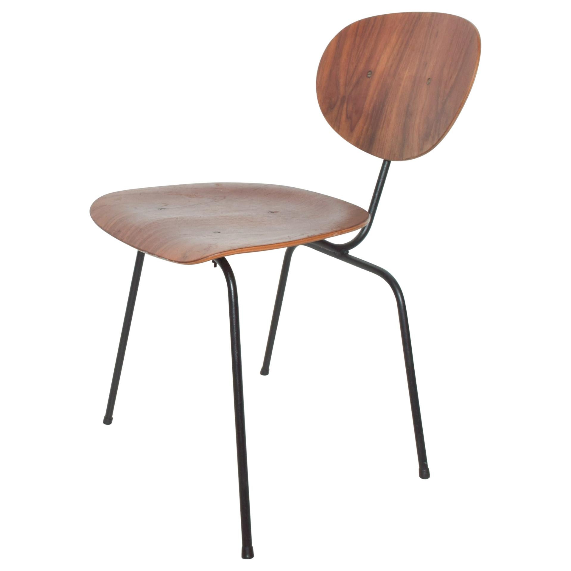 JAPANESE Uber Modern Stackable Side Chairs in Bent Plywood Style of ...