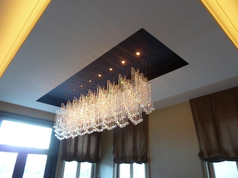 Floating Crystal Chandelier with Swarovski Crystal and Led For Sale at ...