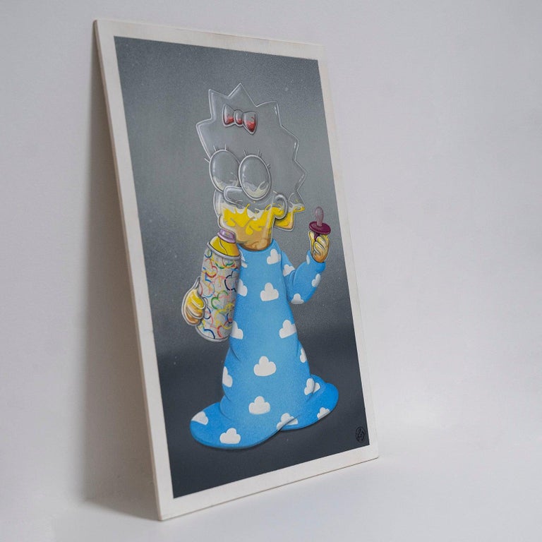 Flog - Maggie - Wood Panel by Flog (Street Art), 2021 For Sale at 1stDibs