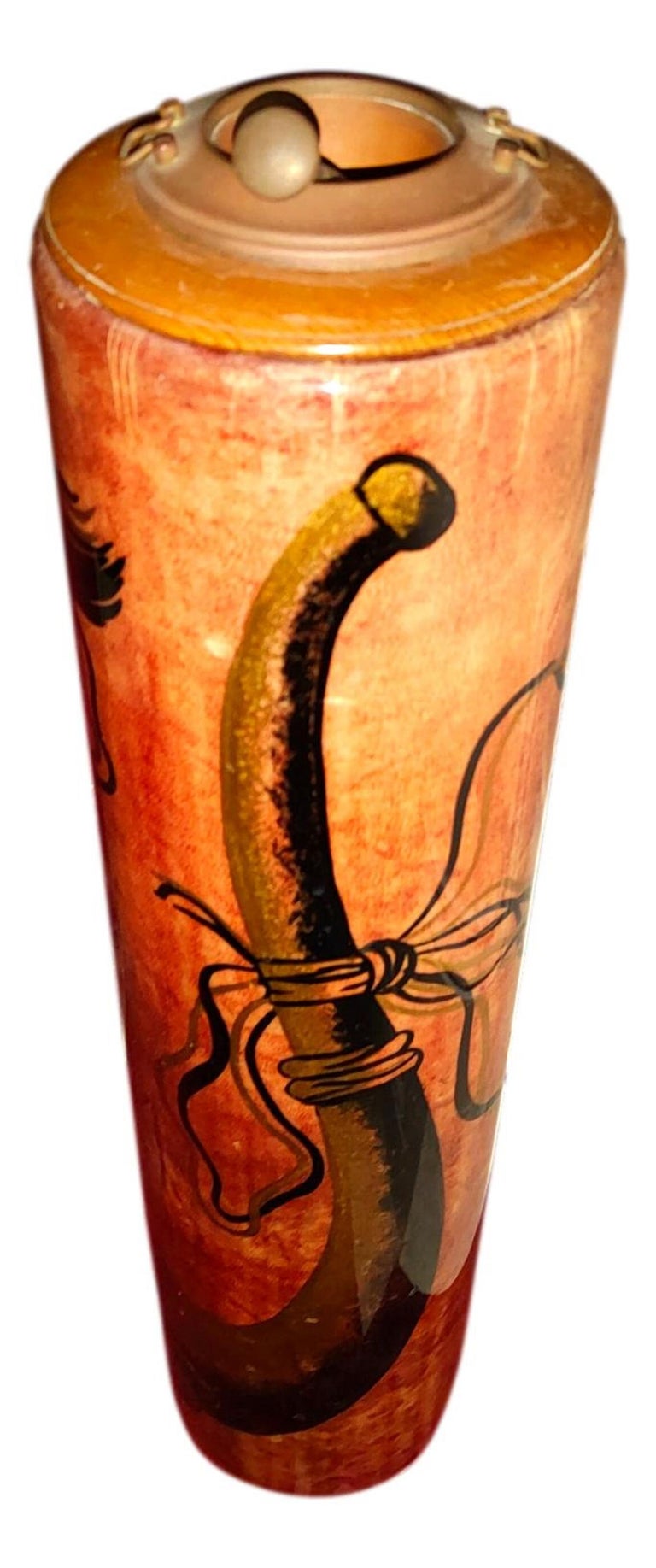 floor ashtray design aldo tura for macabo italy 1950 For Sale at 1stDibs