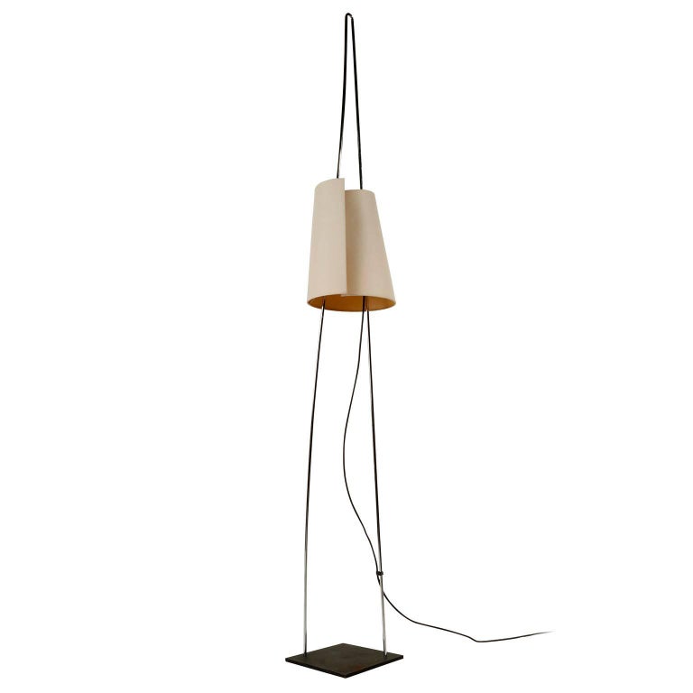 Floor Lamp by Italiana Luce, Height Adjustable Shade, Italy, 1970s at ...