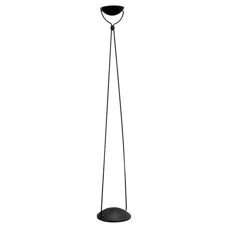 Floor Lamp Meridiana S. Cevoli Aluminium Italy 1980s For Sale at 1stDibs