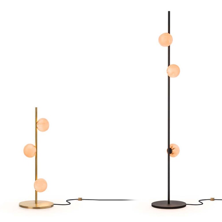 Floor Lamp Stem 84 Serie 3 Light Fixture For Sale at 1stDibs