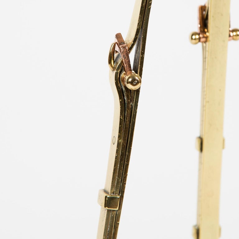 Floor Lamp with Belt and Buckle Brass Work For Sale at 1stDibs