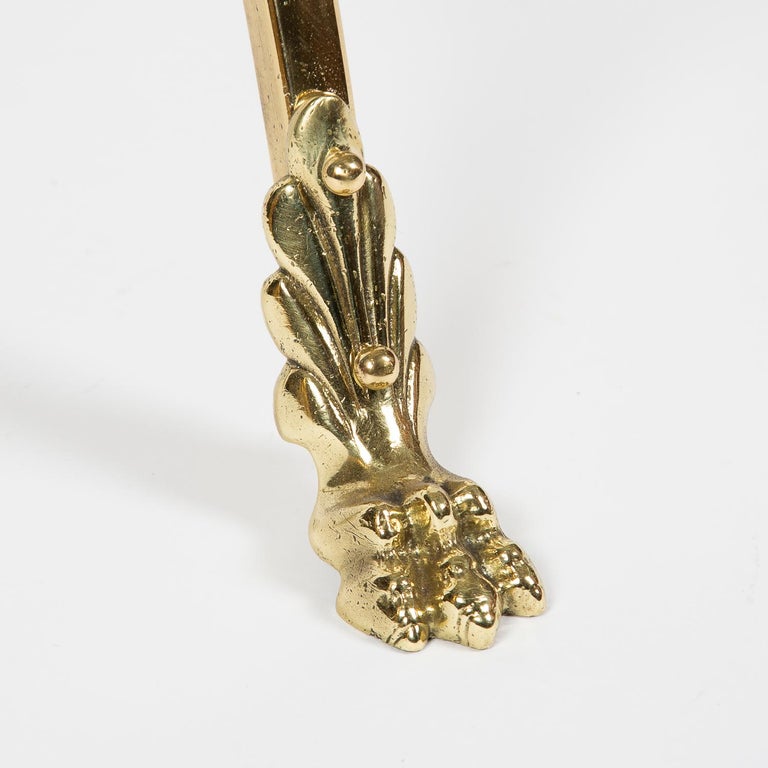 Floor Lamp with Belt and Buckle Brass Work For Sale at 1stDibs