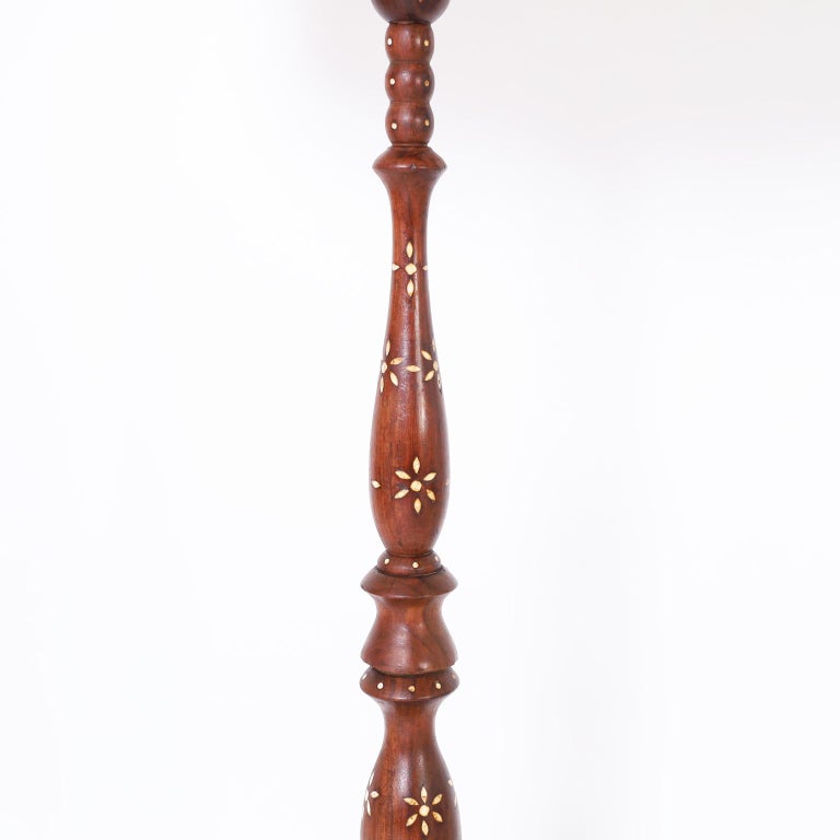 Floor Lamp with Inlaid Bone For Sale at 1stDibs